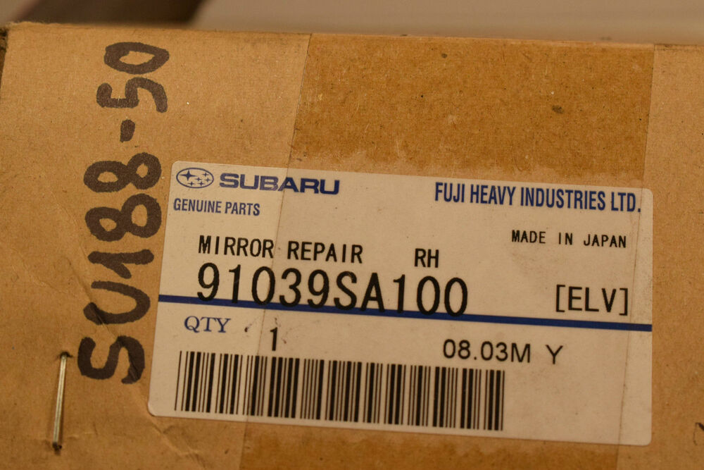 OEM 91039SA100 D'ORIGINE Genuine pour Subaru Forester Outer Right Heat